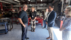 Commissioner of Education Anastasios Kamoutsas visited Chipola College